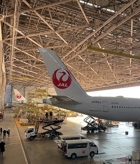 JALスカイミュージアム見学記2024～整備場見学編②～: うつぼの日々徒然